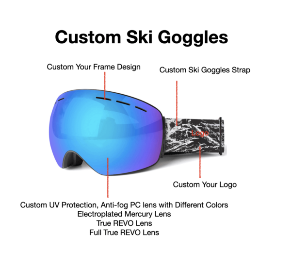 Custom Ski Goggles Manufacturer, Custom Snowboard Goggles in China